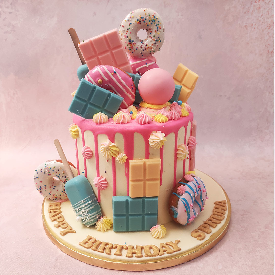 Candy As Cake Decoration How To Transform A Store Bought Cake Jenny