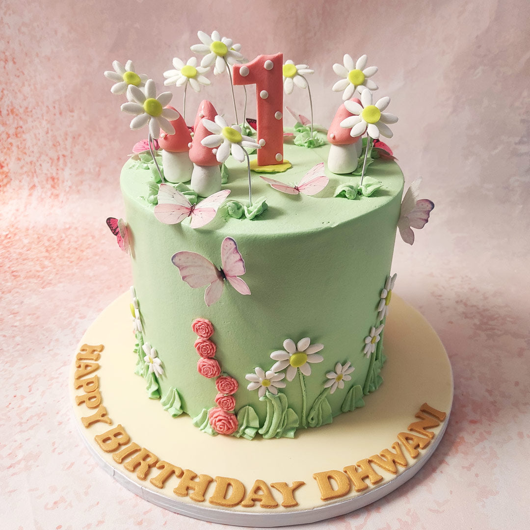 Enchanted Fairy Cake Ideas Magical Mossy Fairy Cake Found In The