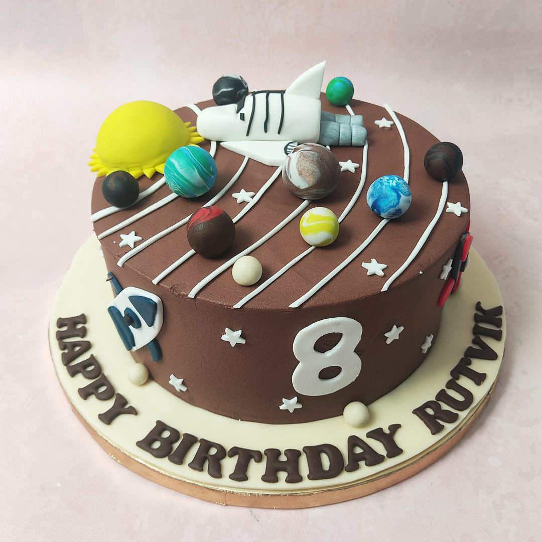 Galaxy Space Cake Outer Space Cake Foto Van Sweet Confections Cakes,