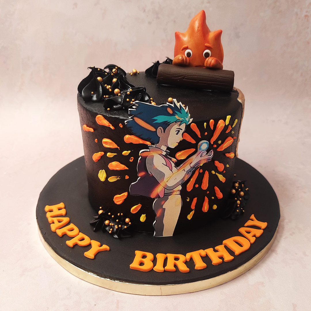 Happy Birthday Anime Cake Anime Ombre Cake – BakeAvenue
