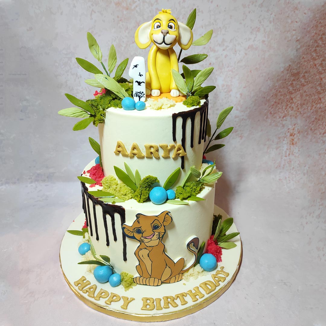 Lion King 1st Birthday Cake