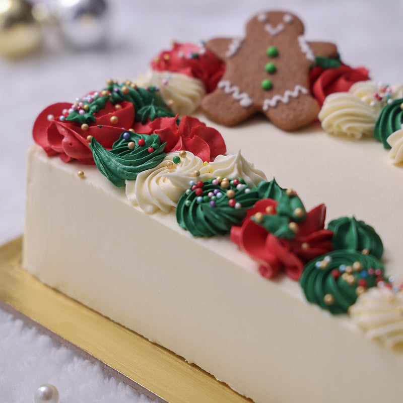 Christmas Slab Cake| Sheet Cake | Rectangular Xmas Cake – Liliyum ...