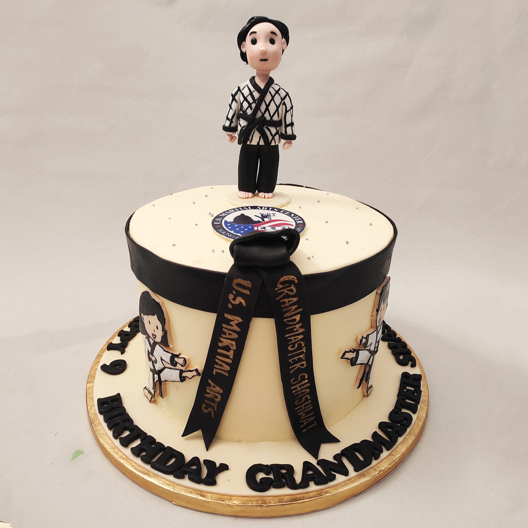 Martial Arts Birthday Cake Big Dot Of Happiness Karate Master Cupcake