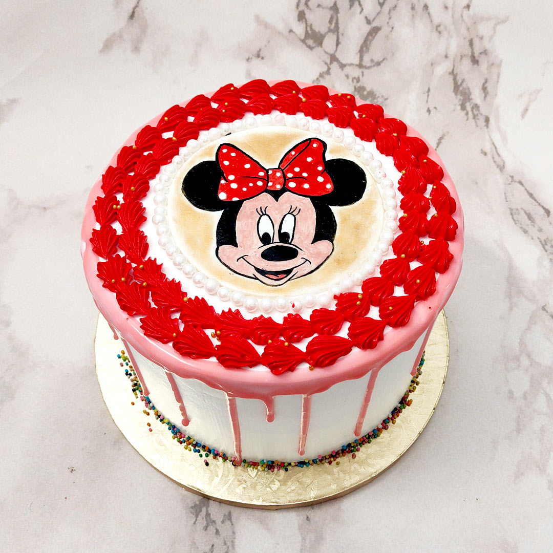 Minnie Mouse Cake Designs Tall Mickey & Minnie Mouse Cake Melbourne